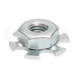 Hexagonal Nut on Perforated Base Plate - Blind | SD Products ...