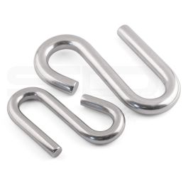 Long Arm S Hooks - LONG-S-HOOK-A4-8MM | SD Products | Industrial ...
