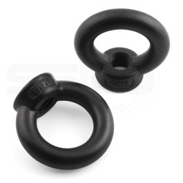 Matt Black Lifting Eye Nuts - 316 / A4 Stainless Steel - EYE-NUT-A4-M8 ...
