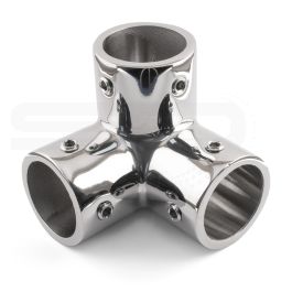 Three Way Corner Fitting - 316 / A4 Stainless Steel | SD Products ...