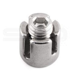 Wire Rope Trellis Cross Clip with Internal Thread - WIRE-ROPE-CROSS ...